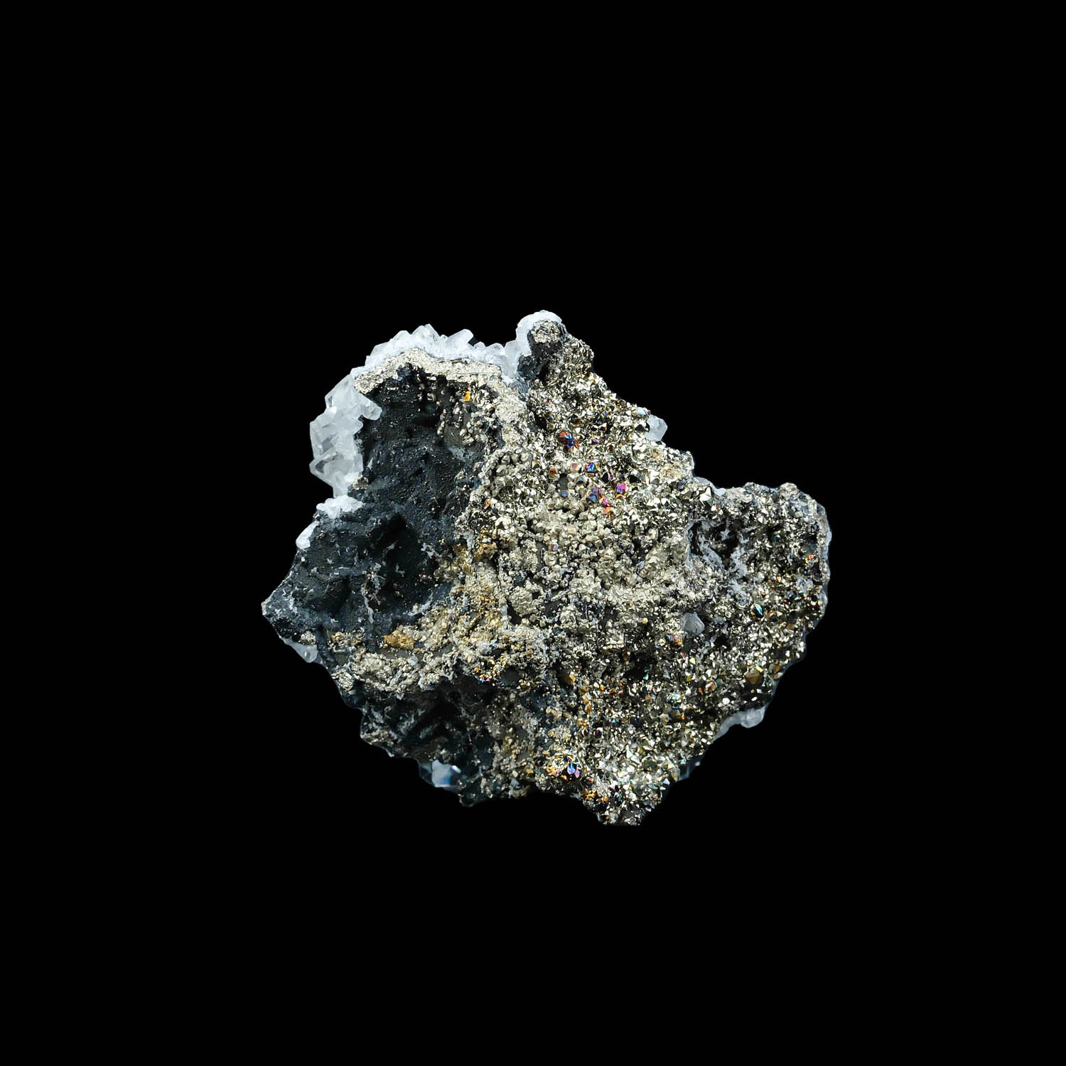 Barite Natural Stone Rough with Pyrite Formation - Your Gemstone